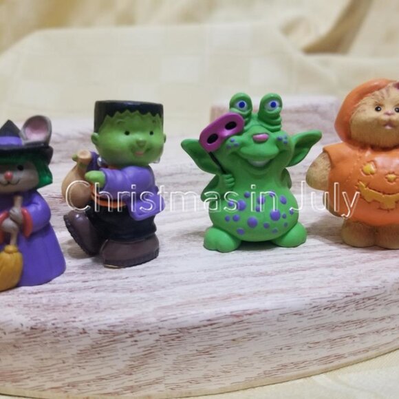 Hallmark | Accents | Hallmark Merry Miniatures Halloween Mouse Witch ...